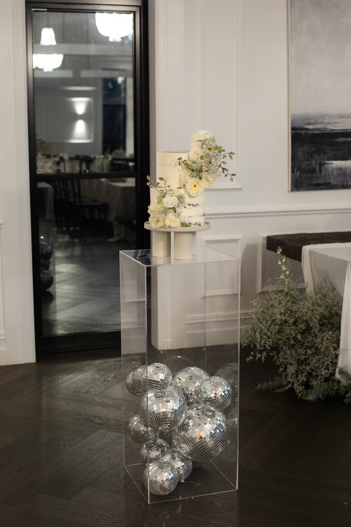 Ribbed Cake Stand For Hire | FLL Wedding & Event Hire | For Love & Living