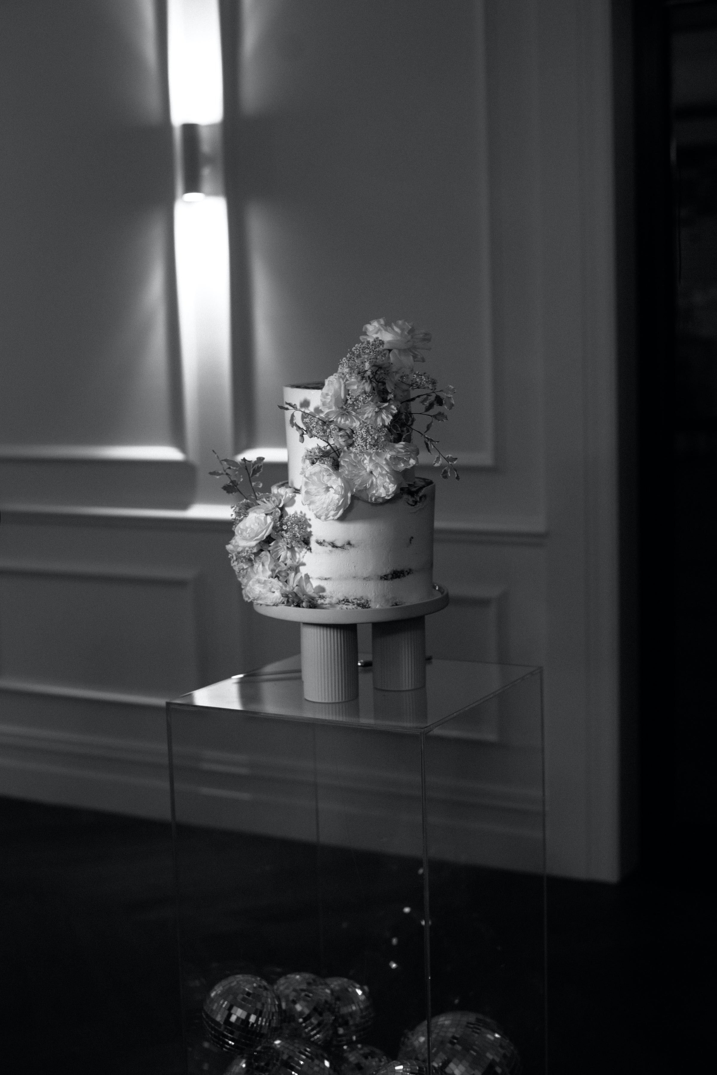 Ribbed Cake Stand For Hire | FLL Wedding & Event Hire | For Love & Living