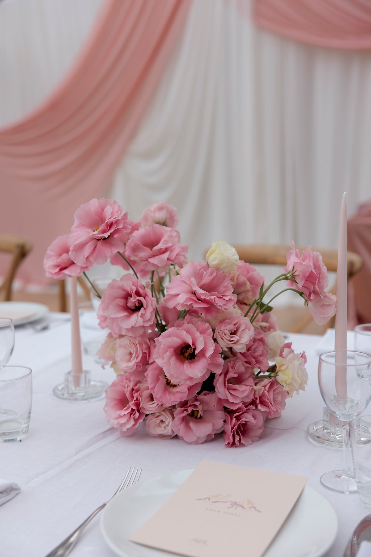 Orchid Pink Draping Fabric | For Love & Living